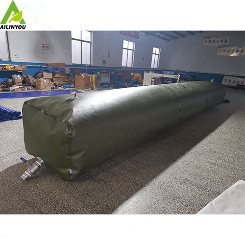 Portable and folded Fuel storage bladder for Pass oil filtering test ...