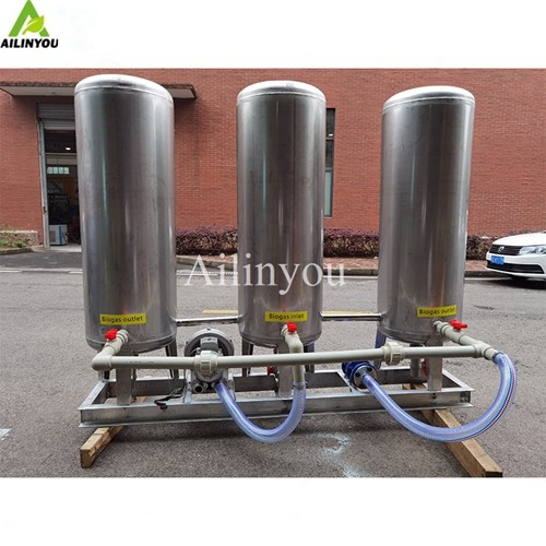 Biogas purification to remove impurities h2s scrubber CO2 removal wet ...