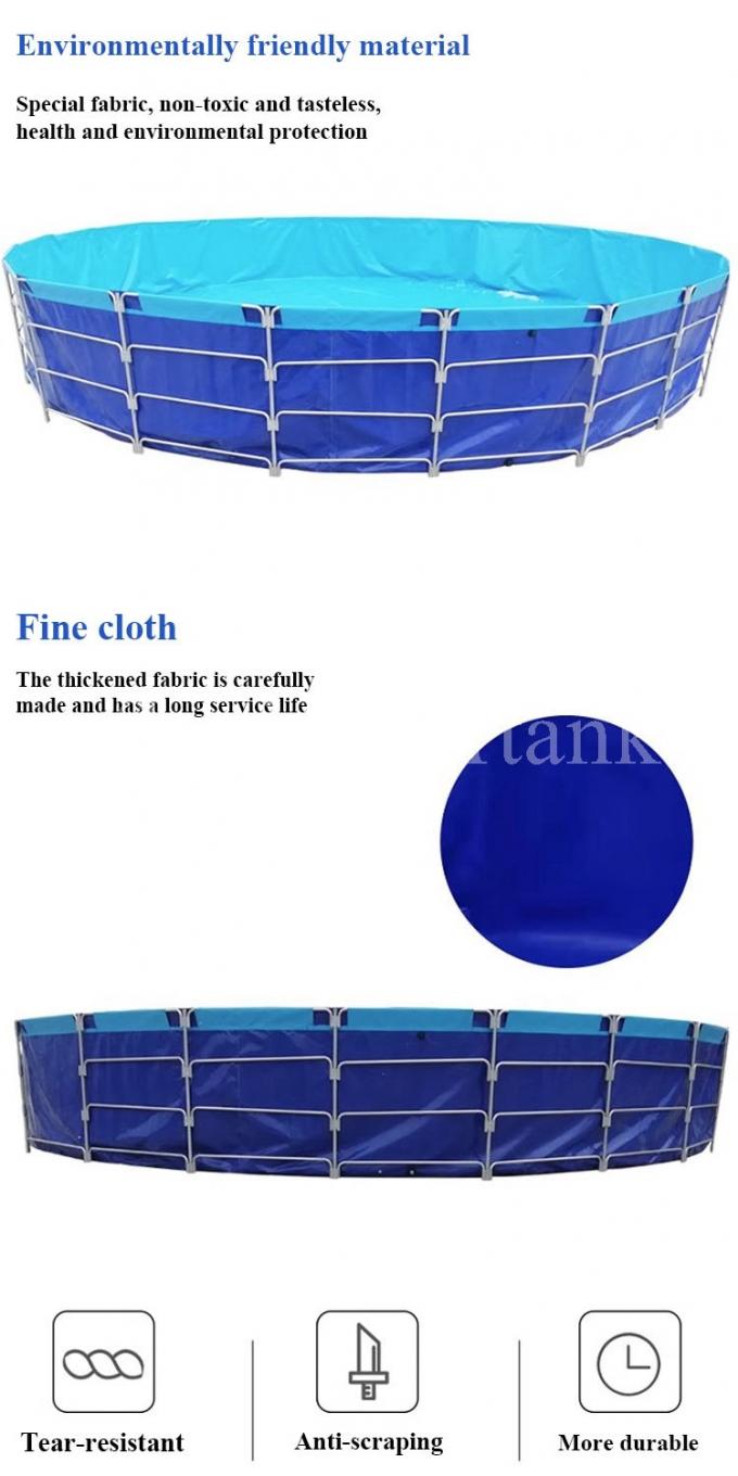 Stainless Steel Farming Water Tanks 5000 L Fish Farming Tank For ...