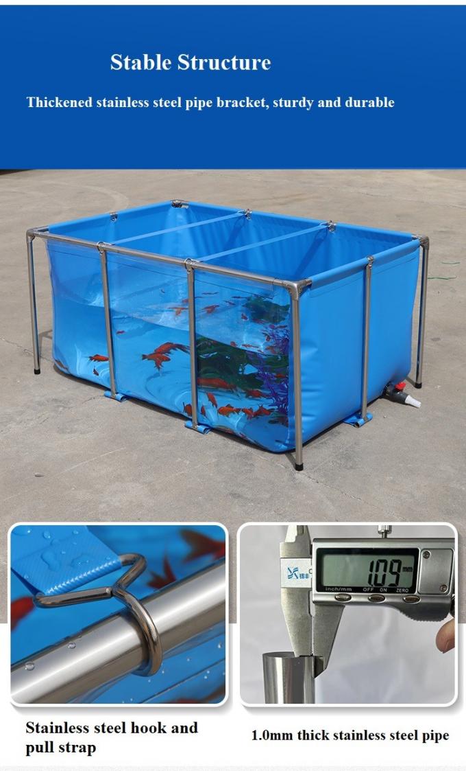 Customized canvas tarpaulin coated pvc light weight koi pond ...