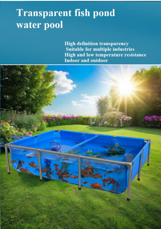 Customized canvas tarpaulin coated pvc light weight koi pond ...