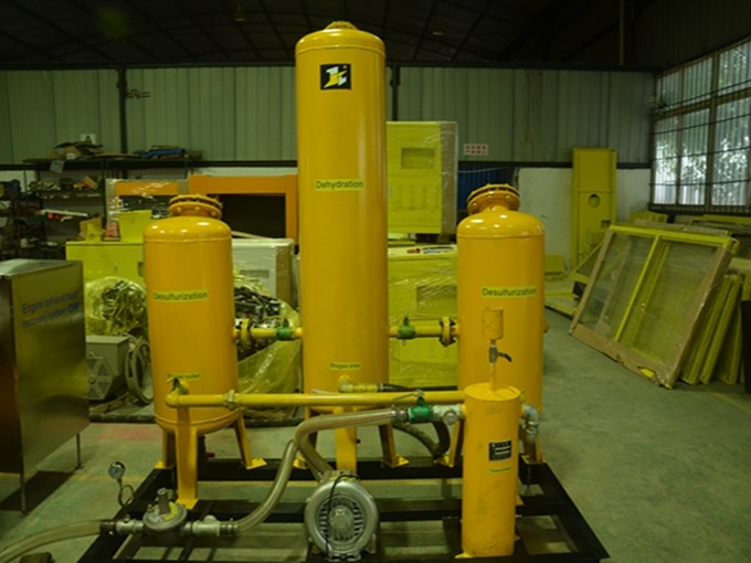 Biogas purification system H2S scrubber filter system Equipment