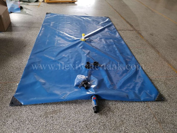 Collapsible water tank rectangular 50 liters ~ 500,000 Liters water ...